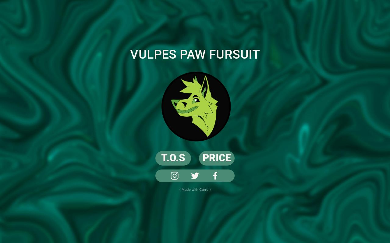 VULPES PAW FURSUIT